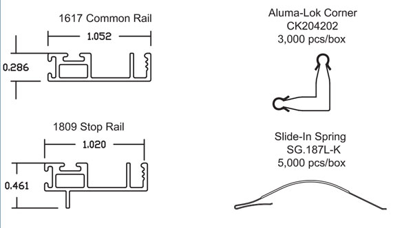 Shapes Unlimited, Inc. | Window Screen Extrusions | Shapes Unlimited, Inc.