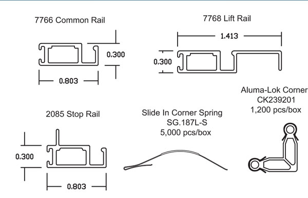 Shapes Unlimited, Inc. | Window Screen Extrusions | Shapes Unlimited, Inc.